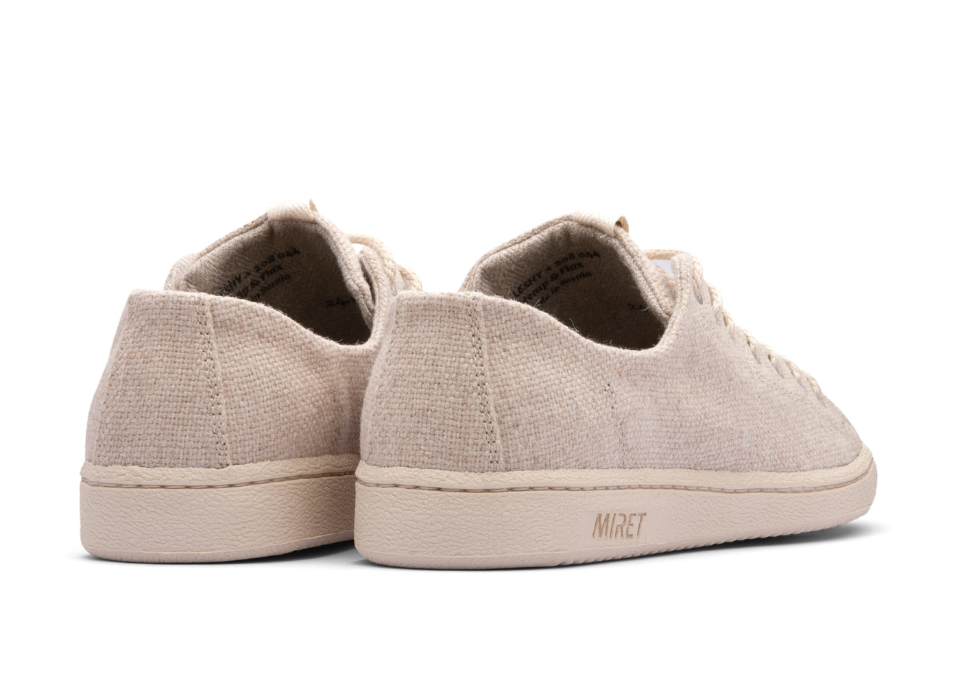 97% natural sneakers by Earthbound | LESHY Hemp & Flax Sneakers