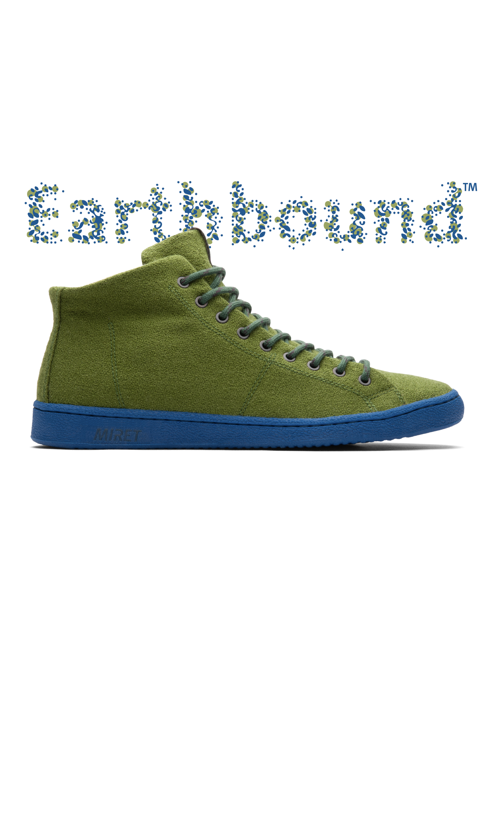 Earthbound bio-based, 97% natural sneakers. The best of nature.
