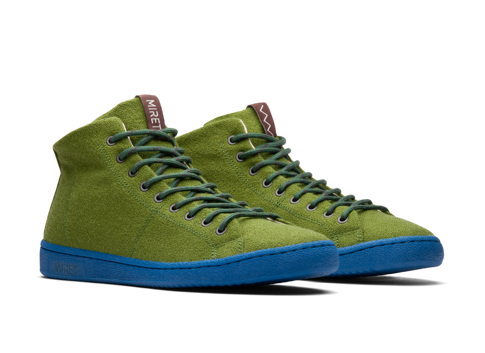 97% natural sneakers by Earthbound | ERILO Moss x Blue Outsole