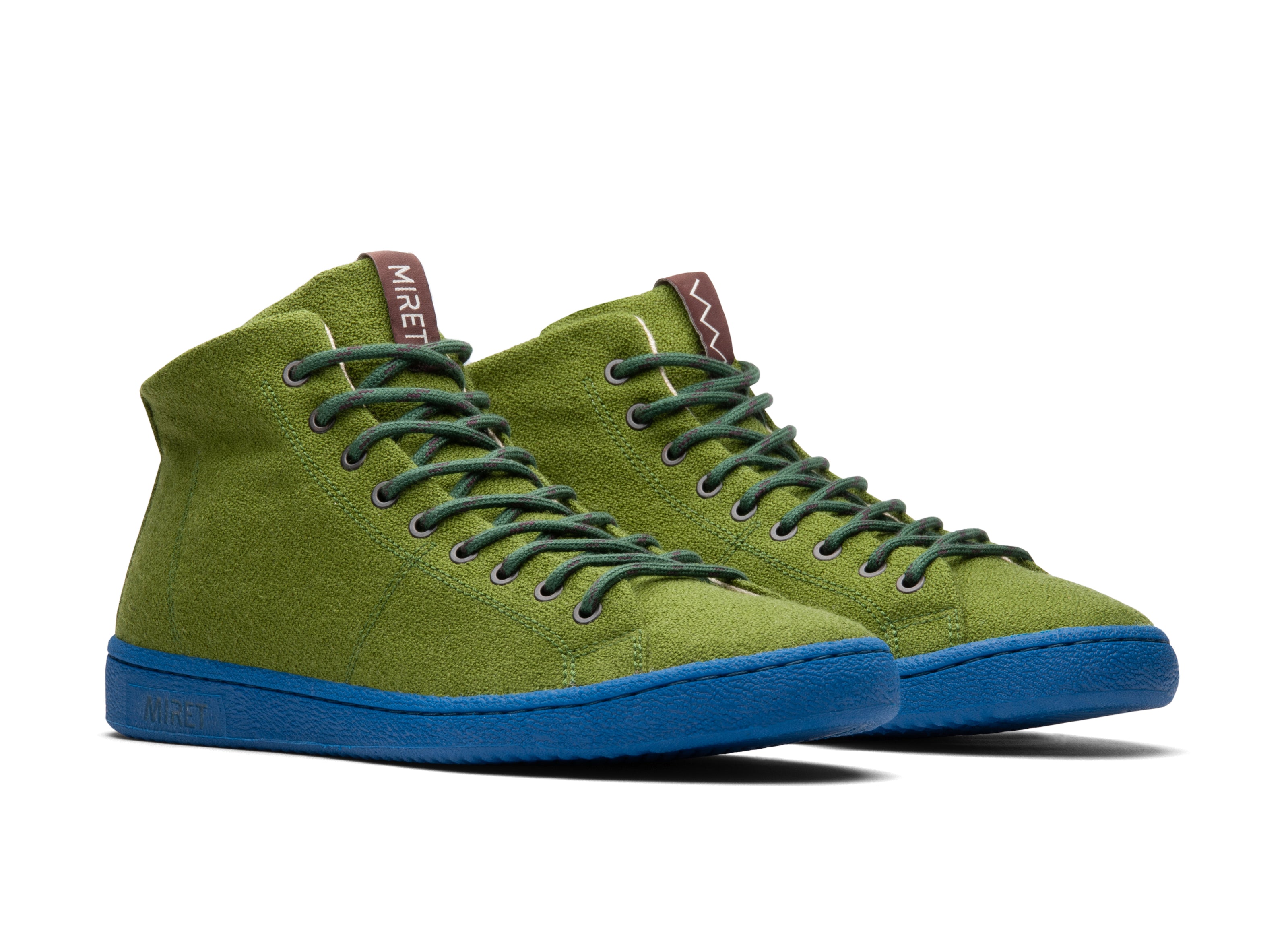 97% natural sneakers by Earthbound | ERILO Moss x Blue Outsole